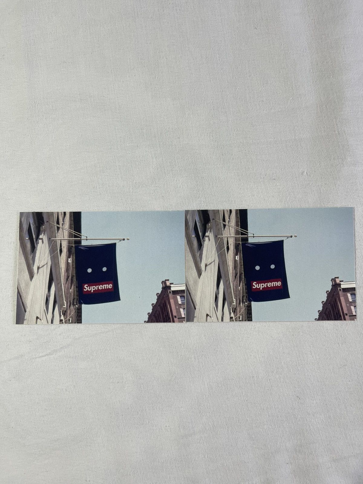 Supreme Supreme banner sticker set of 2 | Grailed