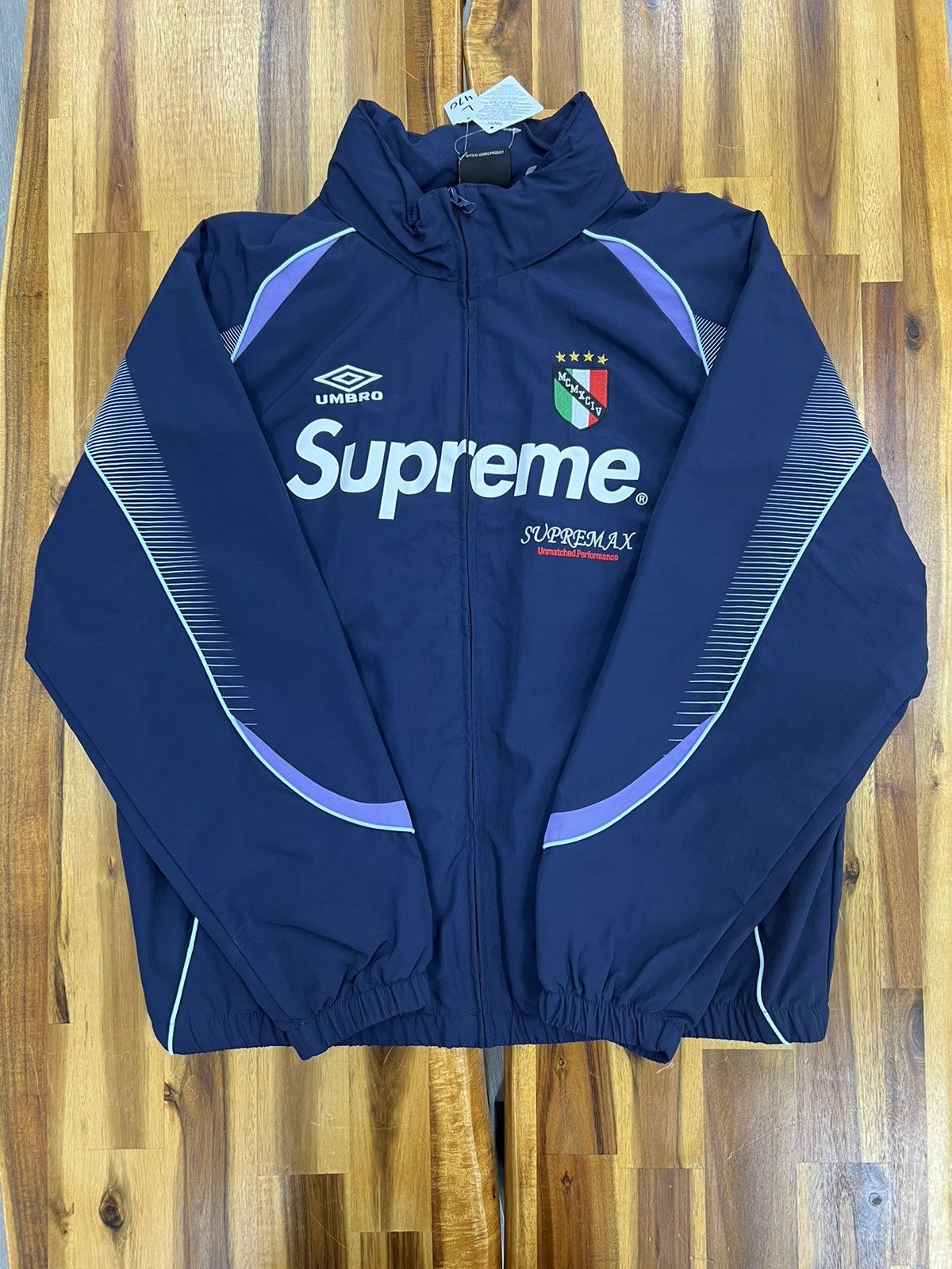 Supreme × Umbro Supreme Umbro Track Jacket Navy | Grailed