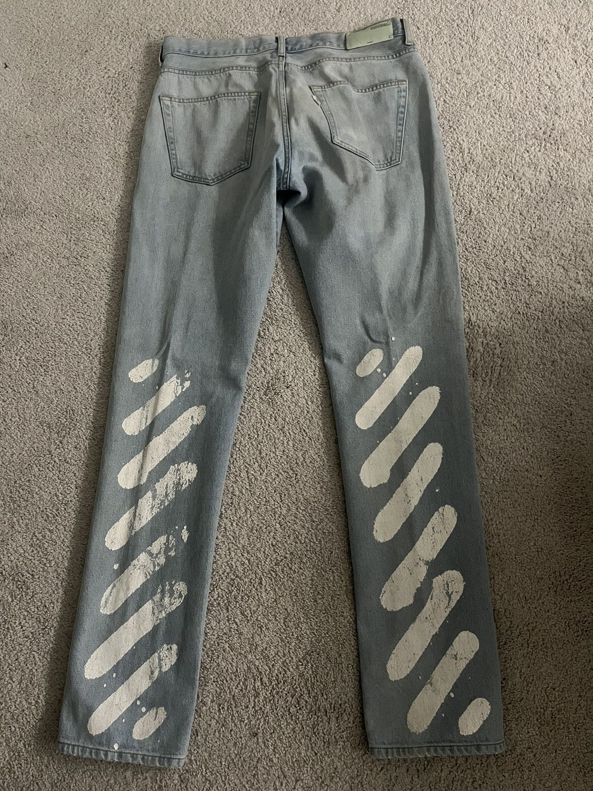 Off-White 2013 “Main Label” Vintage Off-White Jeans | Grailed