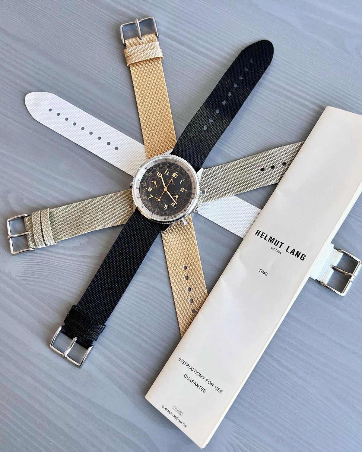 Helmut Lang AW2004 Rare Chronograph Quartz Wrist Watch | Grailed