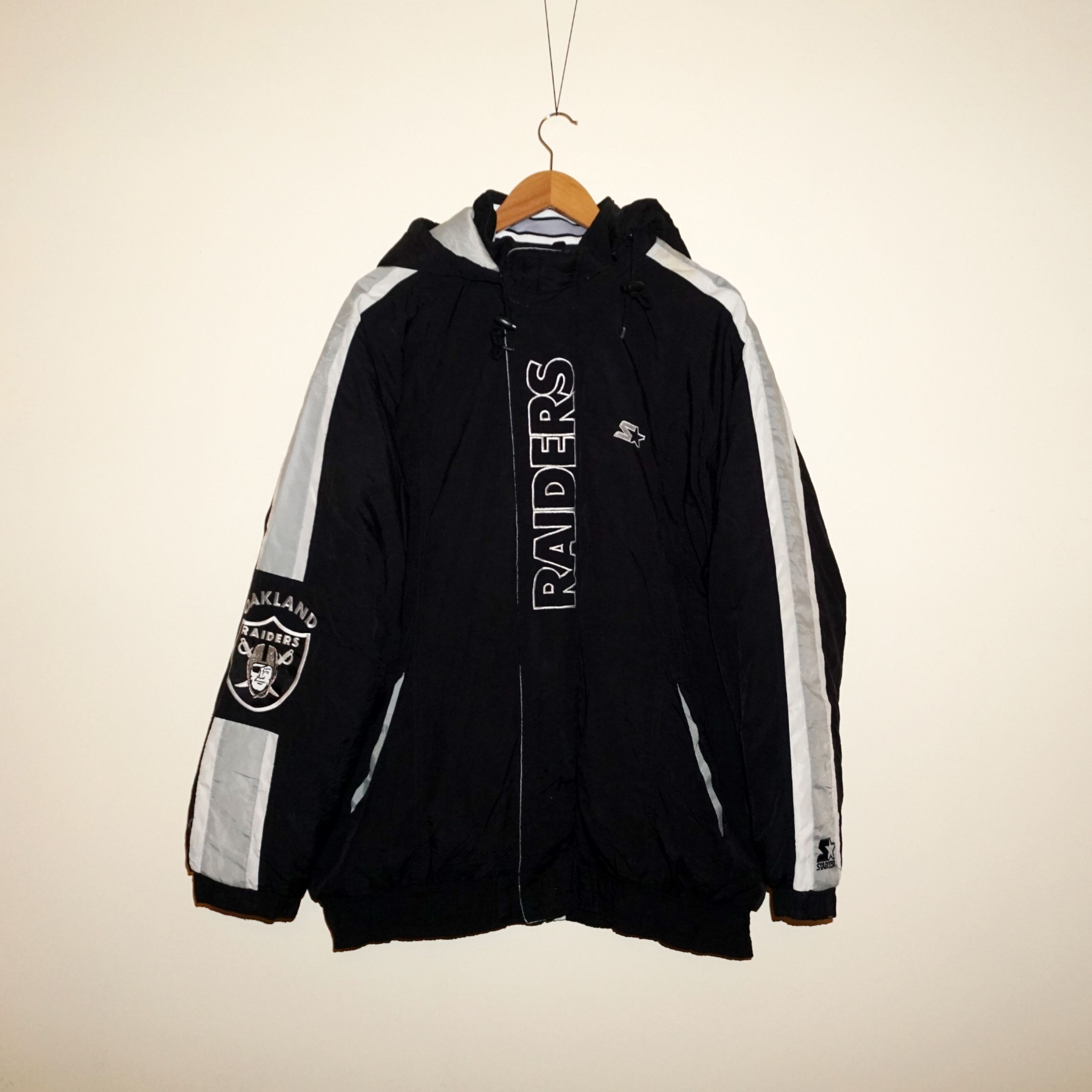 Vintage Oakland Raiders vintage jacket proline X starter NFL 90s | Grailed