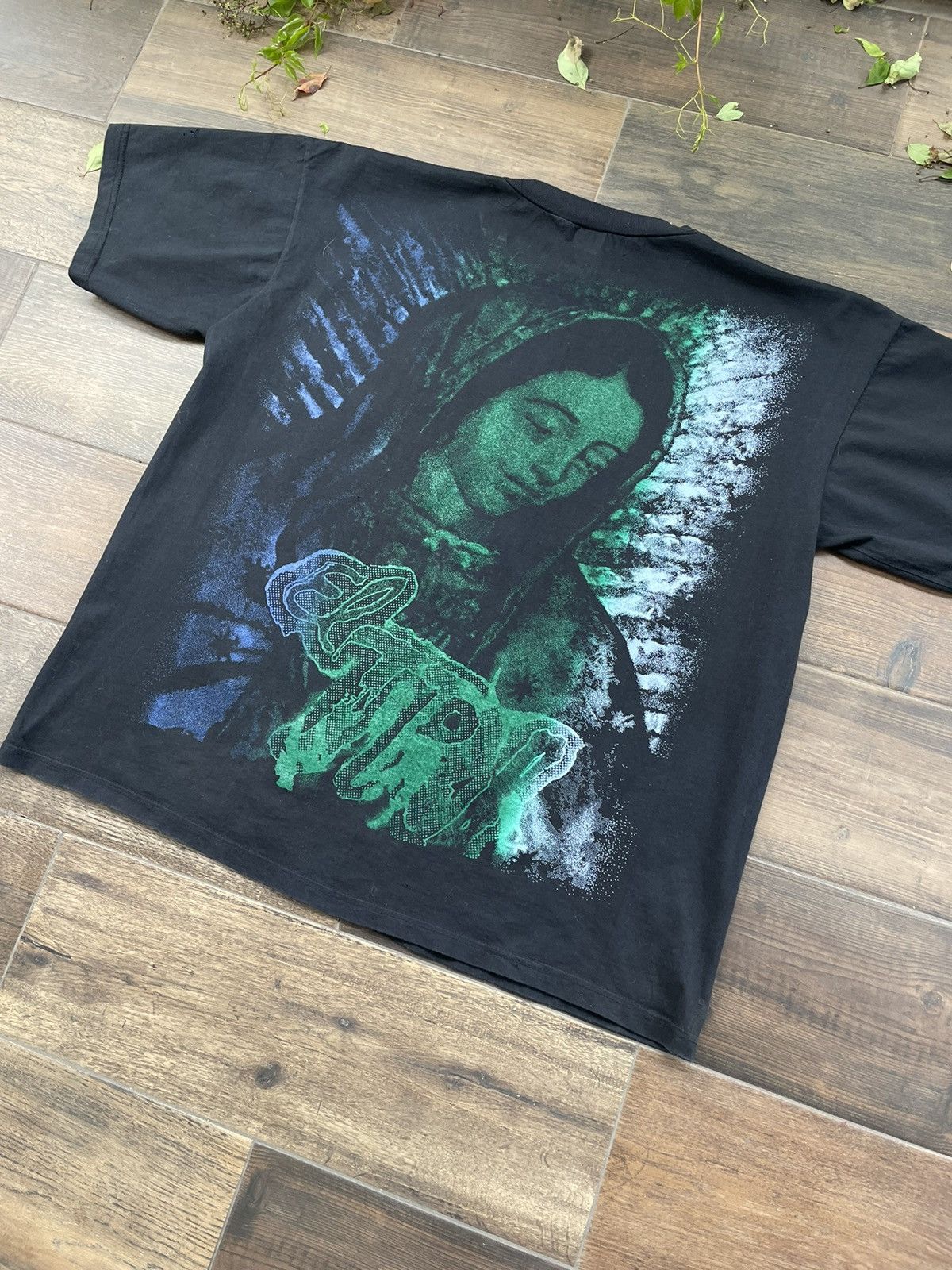 Vintage 90s El Tri Tour Virgin Mary Mexican Bootleg Rock Tee | Grailed