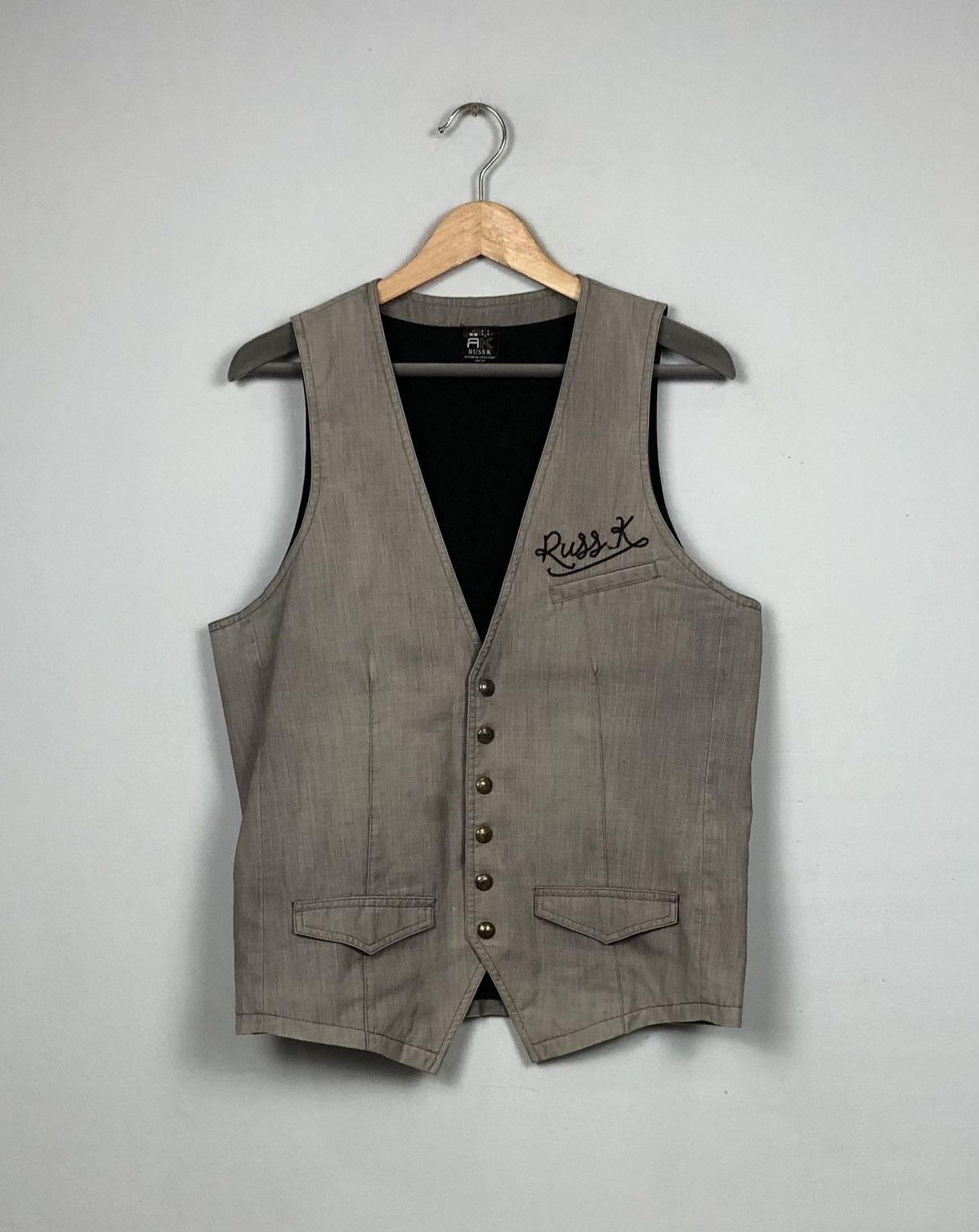 Workers Russ K Japanese Brand Outlaws Yakuza Vest Jacket | Grailed Workers Russ K Japanese Brand Outlaws Yakuza Vest Jacket | Grailed