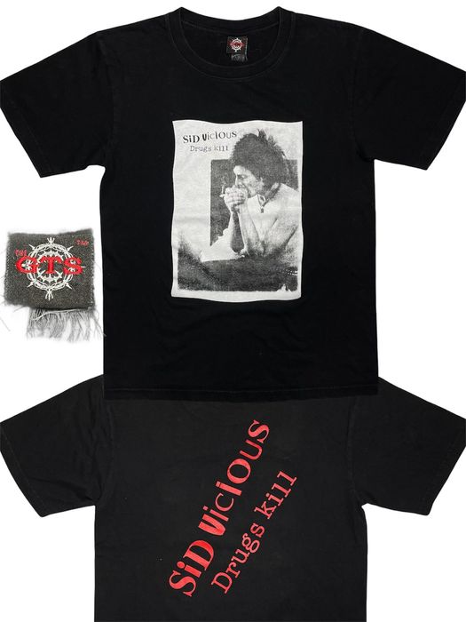 Vintage Vintage 90s Sid Vicious Sex Pistols Drugs Kill Band Punk Grailed 4383