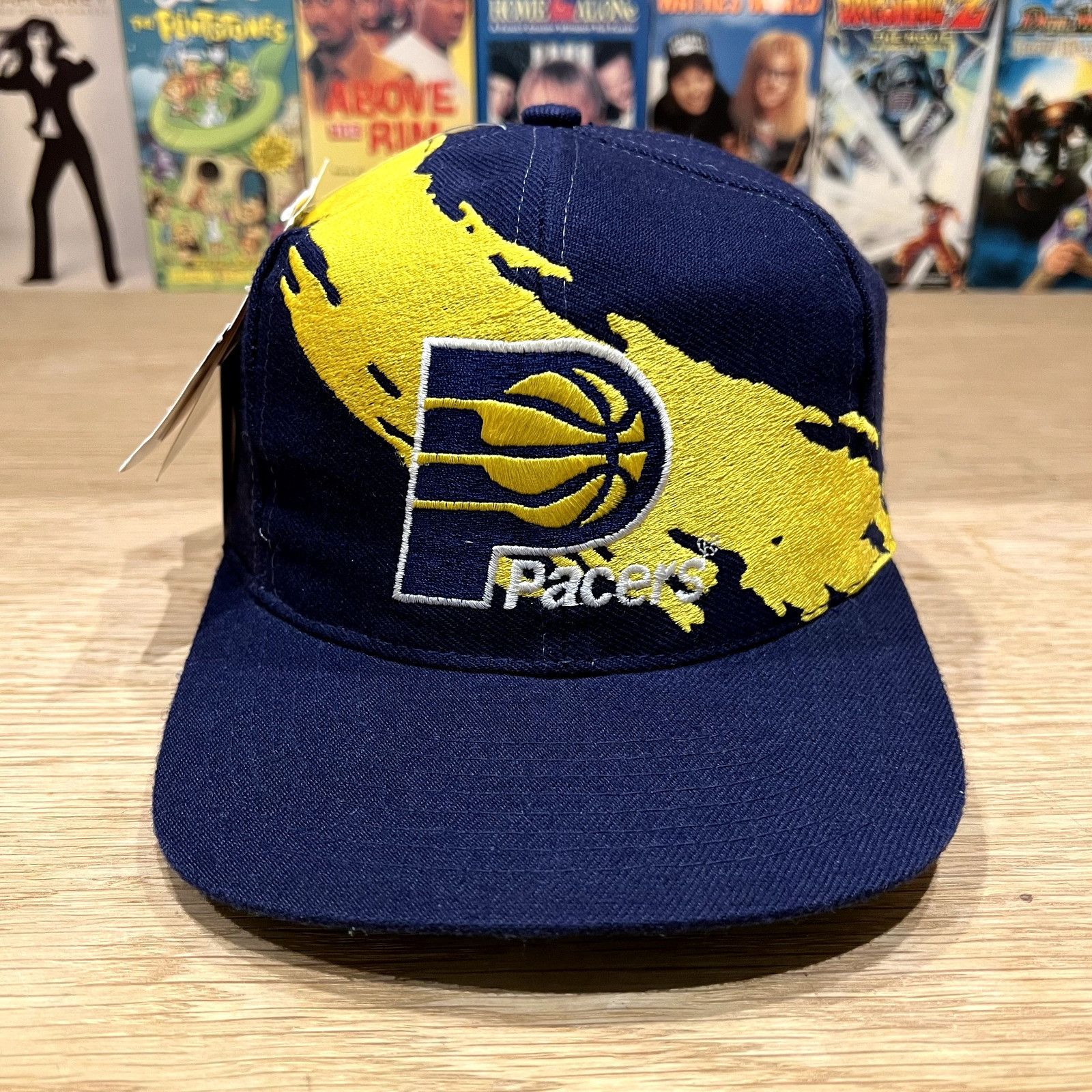 Vintage Vintage Deadstock Indiana Pacers Splash Snapback Hat Cap 90s ...