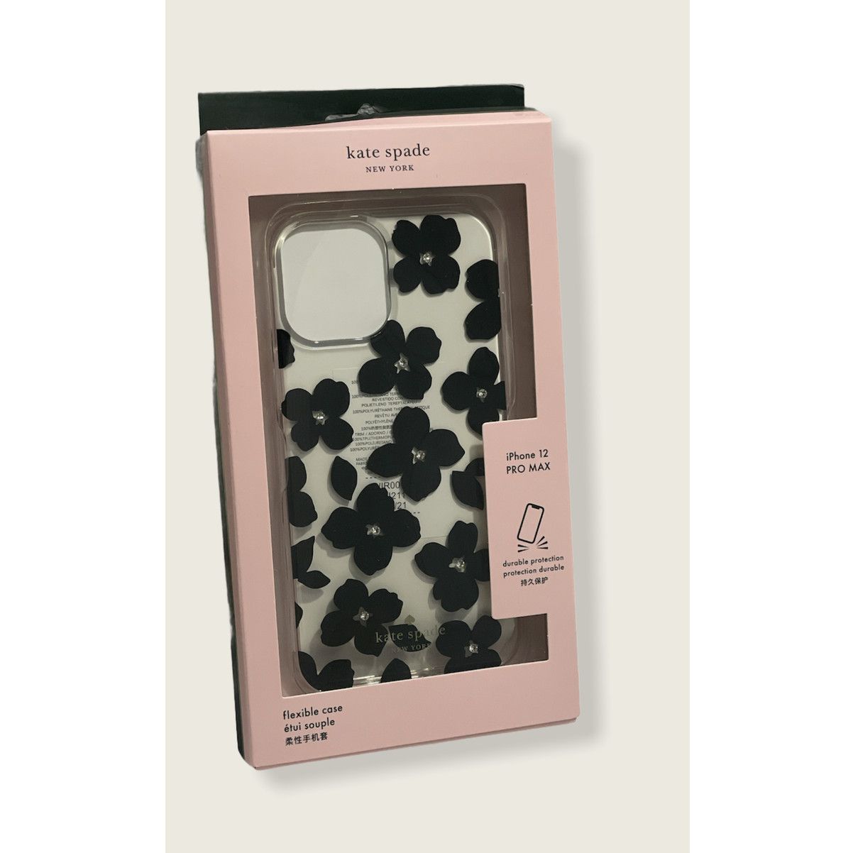 Kate Spade Kate Spade jeweled graplic blooms iphone 12 PRO MAX case ...