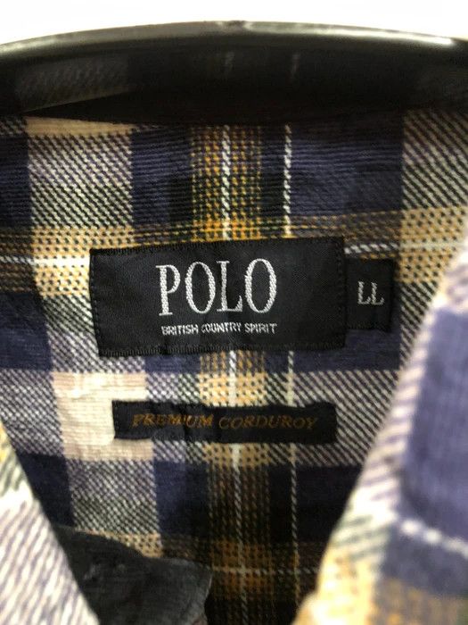 Flannel × Streetwear × Vintage Vintage Polo British Plaid Tartan ...