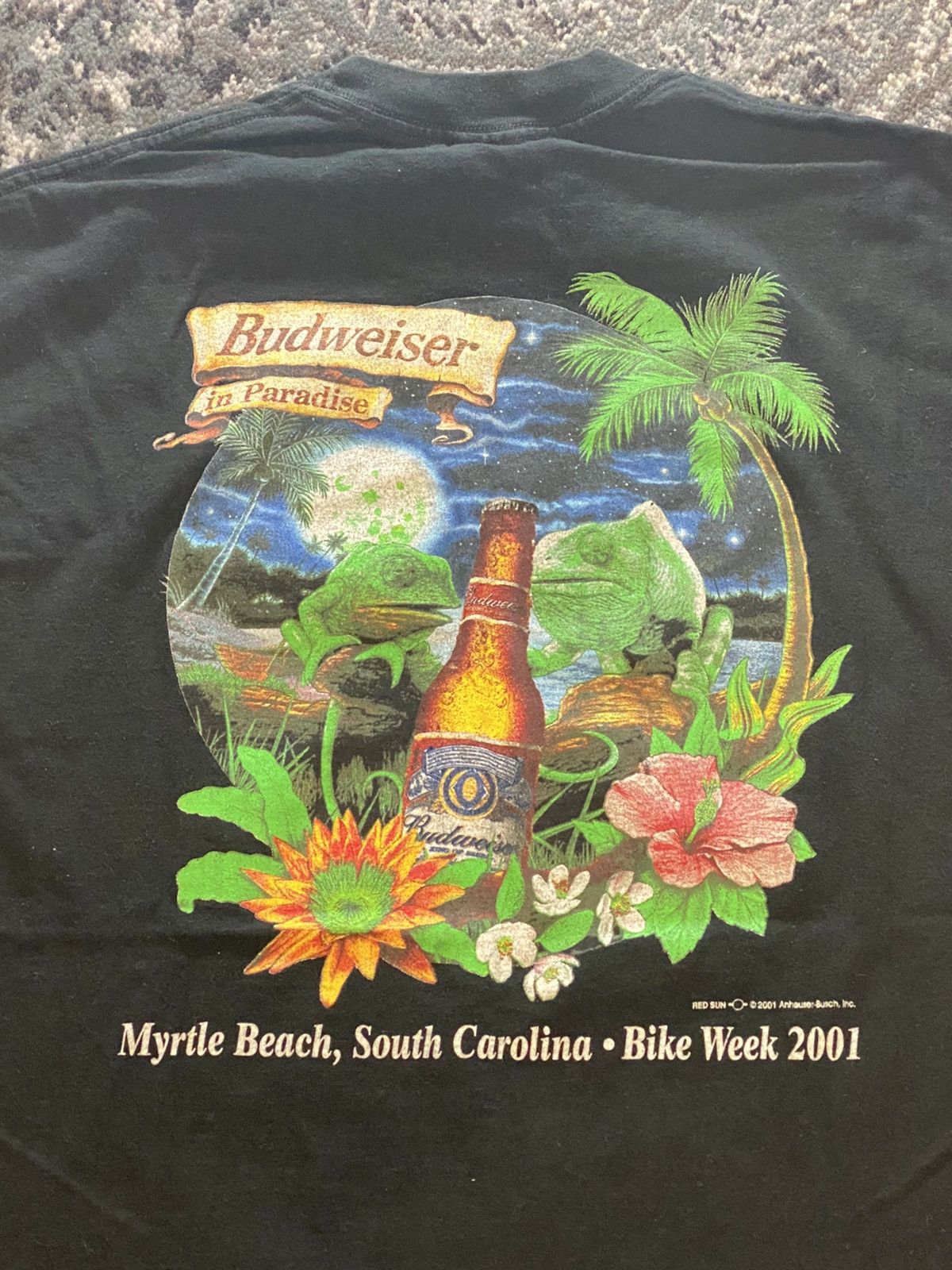 Budweiser × Streetwear × Vintage Vintage 2001 Budweiser Bike Week T Shirt | Grailed