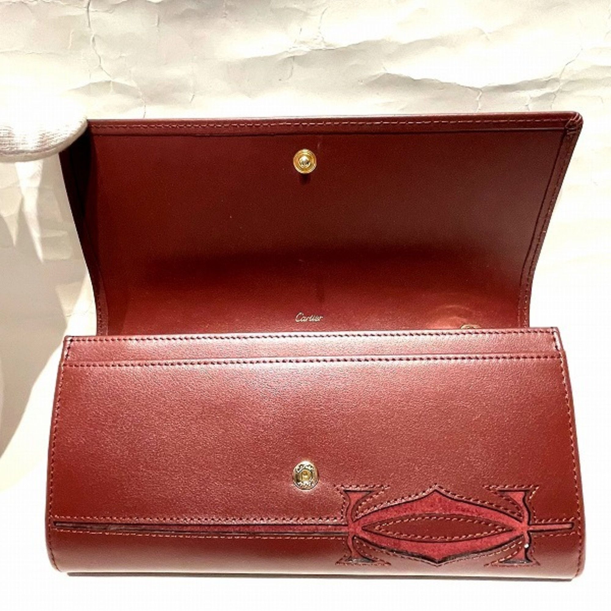 Cartier Cartier long wallet 2 fold ladies | Grailed
