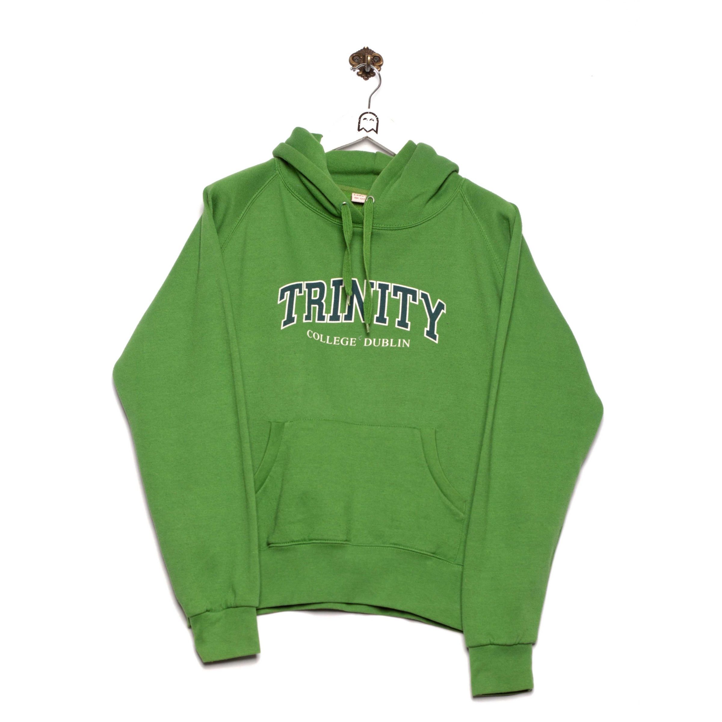 Vintage Lady Fit Hood Hoodie Trinity College Dublin Look Green | Grailed
