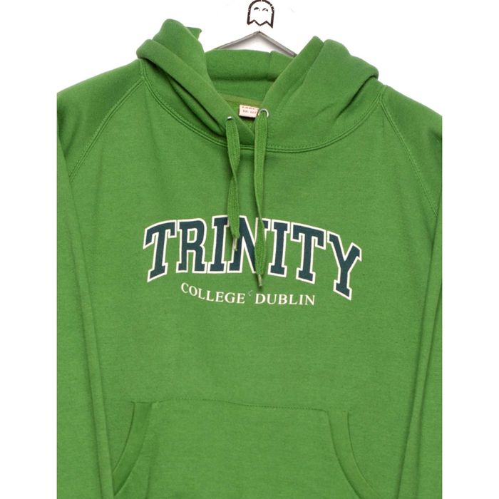Vintage Lady Fit Hood Hoodie Trinity College Dublin Look Green | Grailed