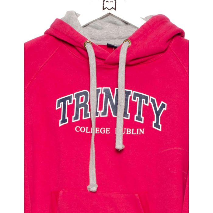 Vintage Trinity College Dublin Hoodie Trinity Dublin Look Pink | Grailed