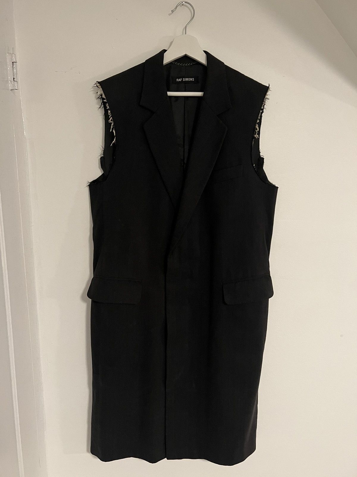 Raf Simons Archive Raf Simons Spring summer 1999 sleeveless jacket ...