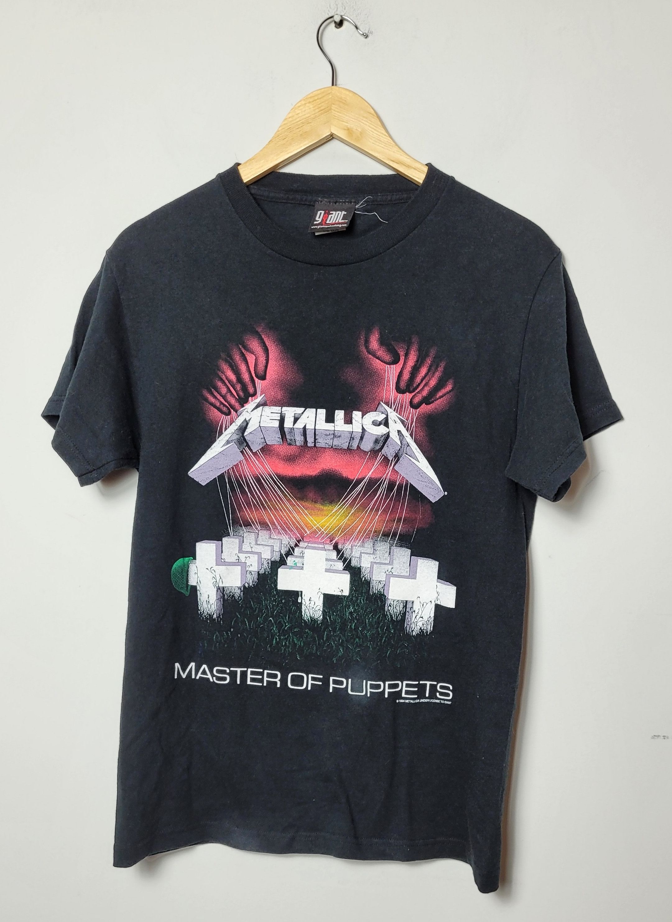 Giant × Metallica × Vintage Metallica Master of Puppets vintage 1994 t-shirt | Grailed