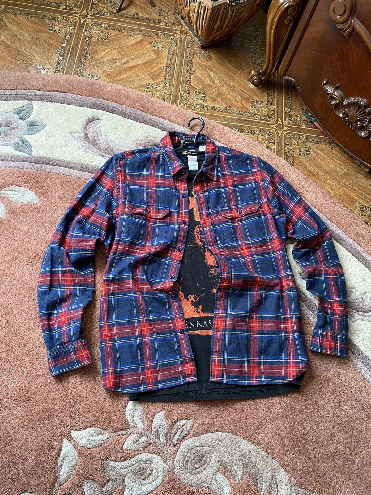 Flannel × Levi's Levi’s Flannel Shirt Travis Scott Style | Grailed