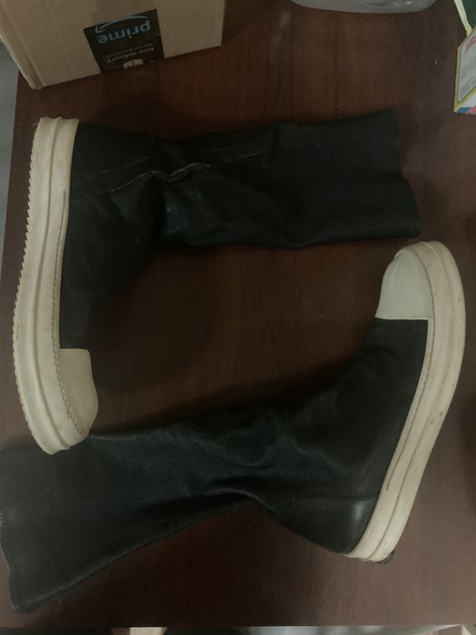 Rick Owens Rick Owens calf sock ramones | Grailed