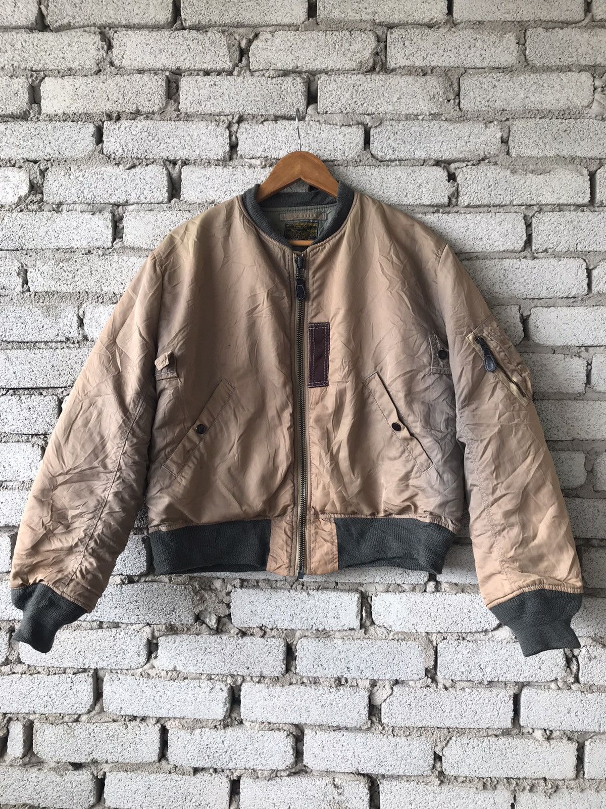 Us Air Force MA1 Bomber Flight Jacket Faded | Grailed