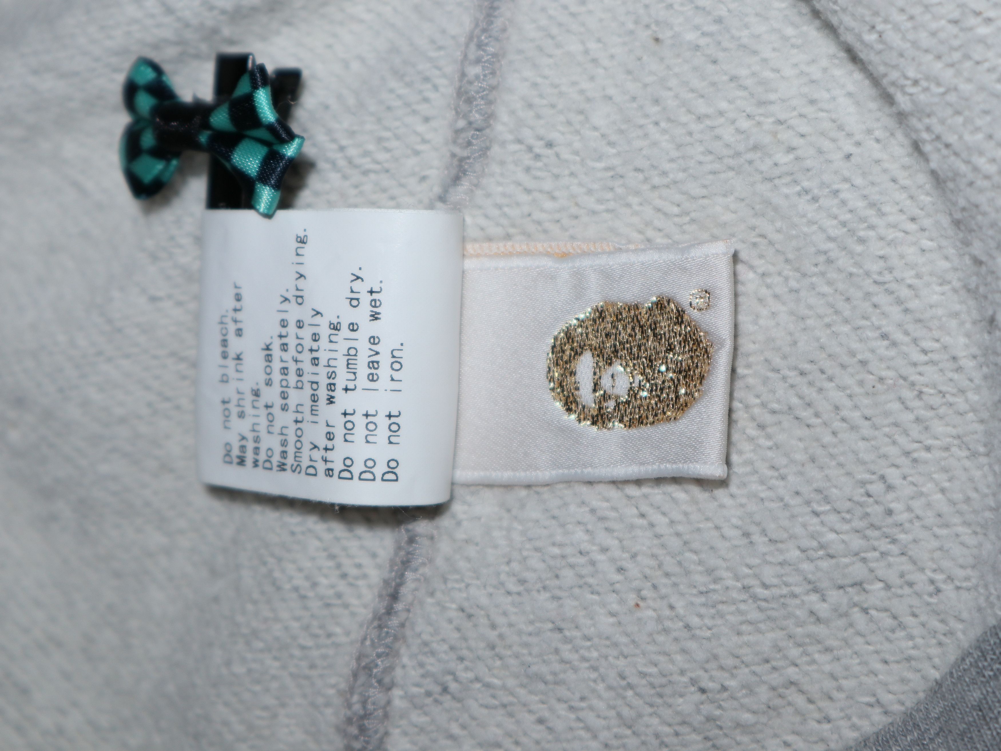 Bape A Bathing Ape Holstein Cow Embroidery Full Zip Hoodie | Grailed