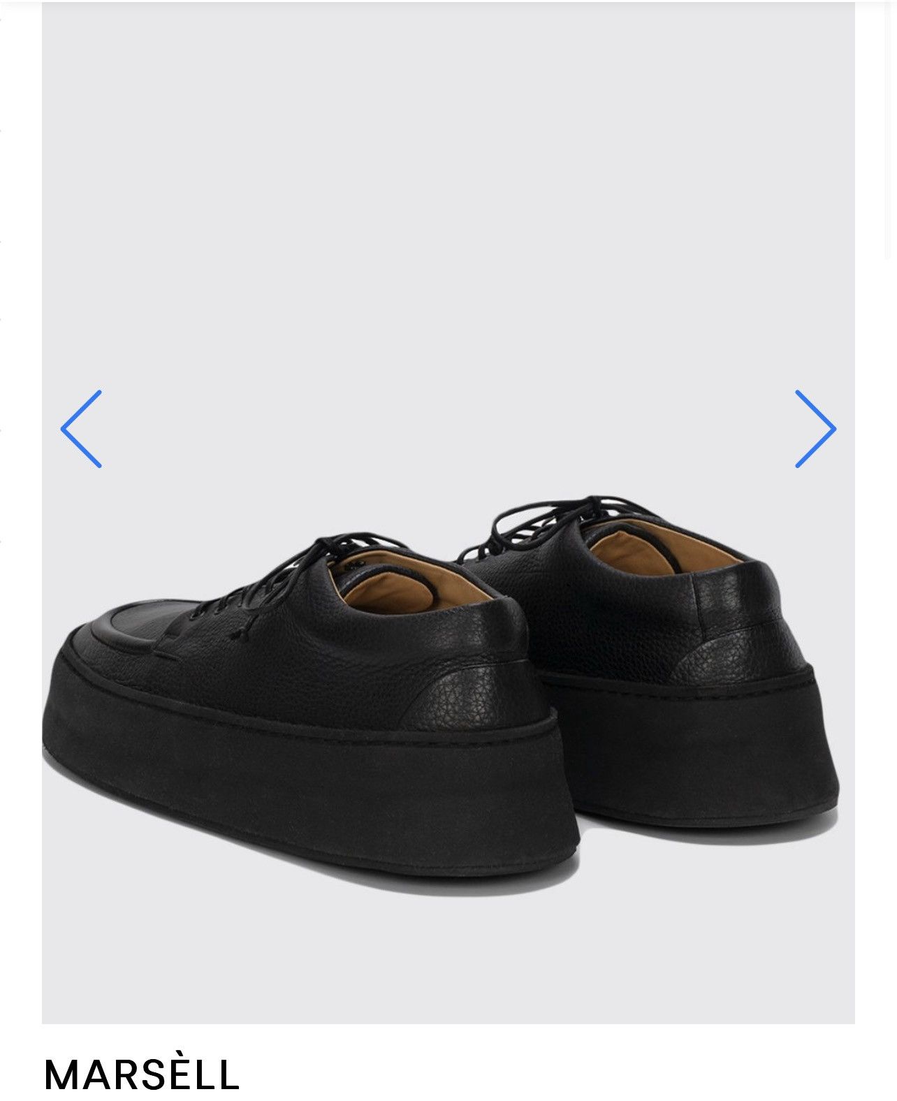 Marsell Marsell leather Cassapana shoe | Grailed