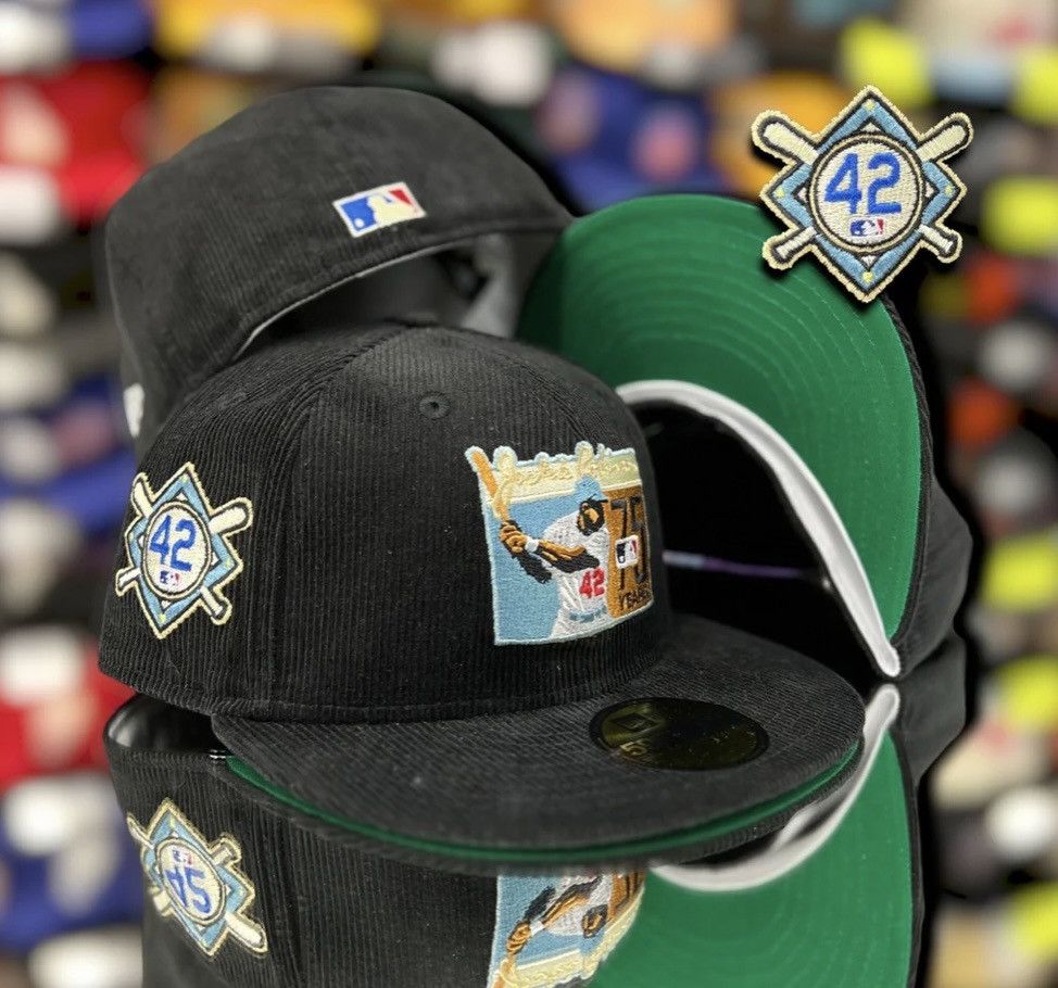Hat Club × MyFitteds × New Era Size 8 - Rare Jackie Robinson 42 75th ...