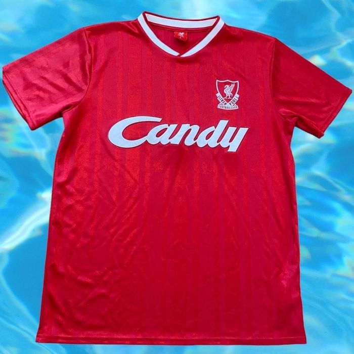 Vintage 1988-90 Liverpool Candy Shirt Football Premier League | Grailed