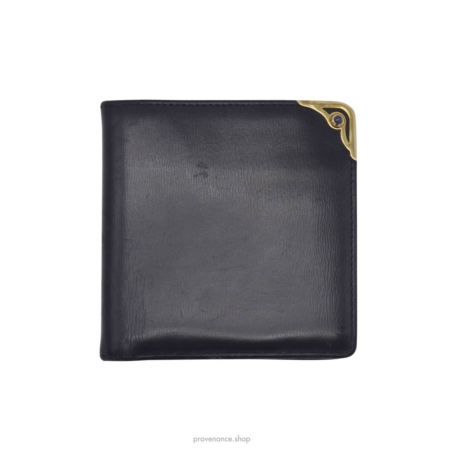 Cartier 🔴 Cartier Saphir 24K Bifold Wallet - Navy Blue Leather | Grailed