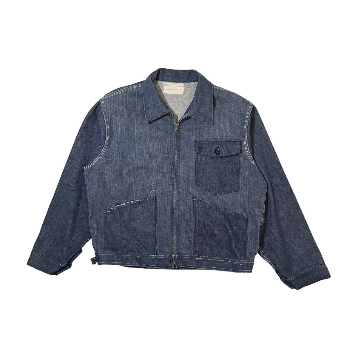 Art × Streetwear × Vintage 60s Denim Prison Jacket | Grailed