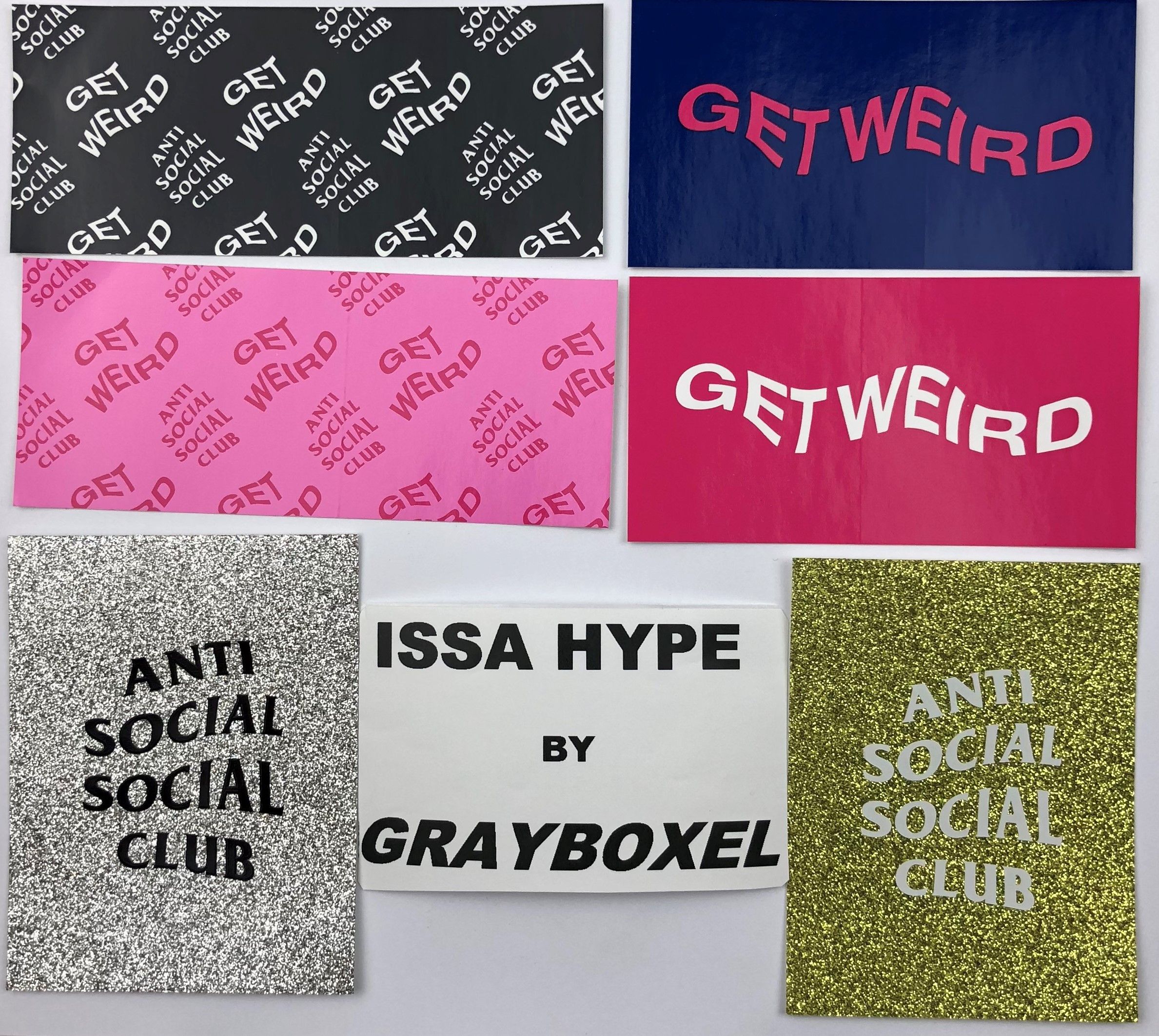Anti Social Social Club 100% Auth New Anti Social Social Club ASSC 6 x ...