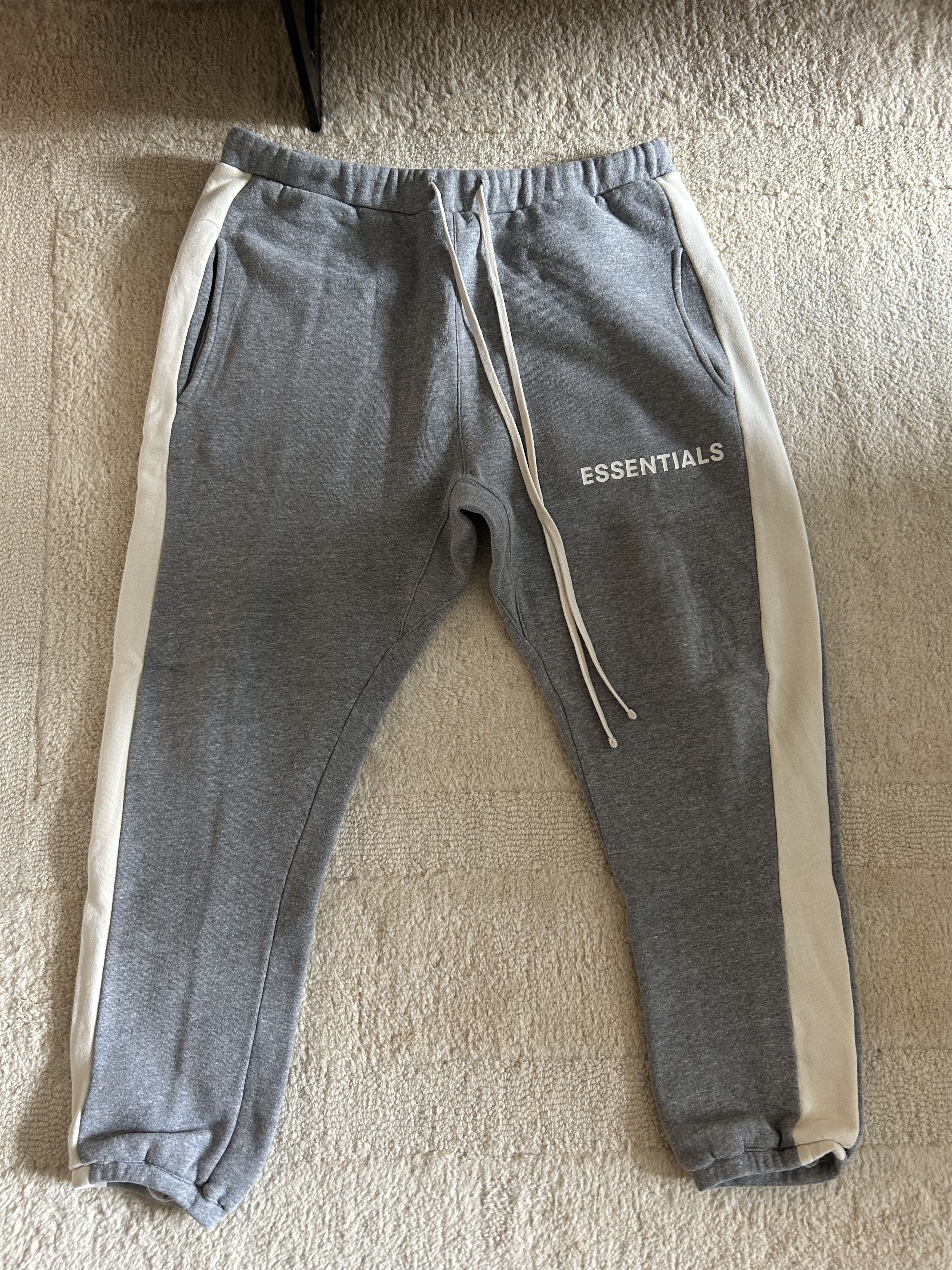 Essentials Fear of God Essentials Grey Sweatpants | Grailed