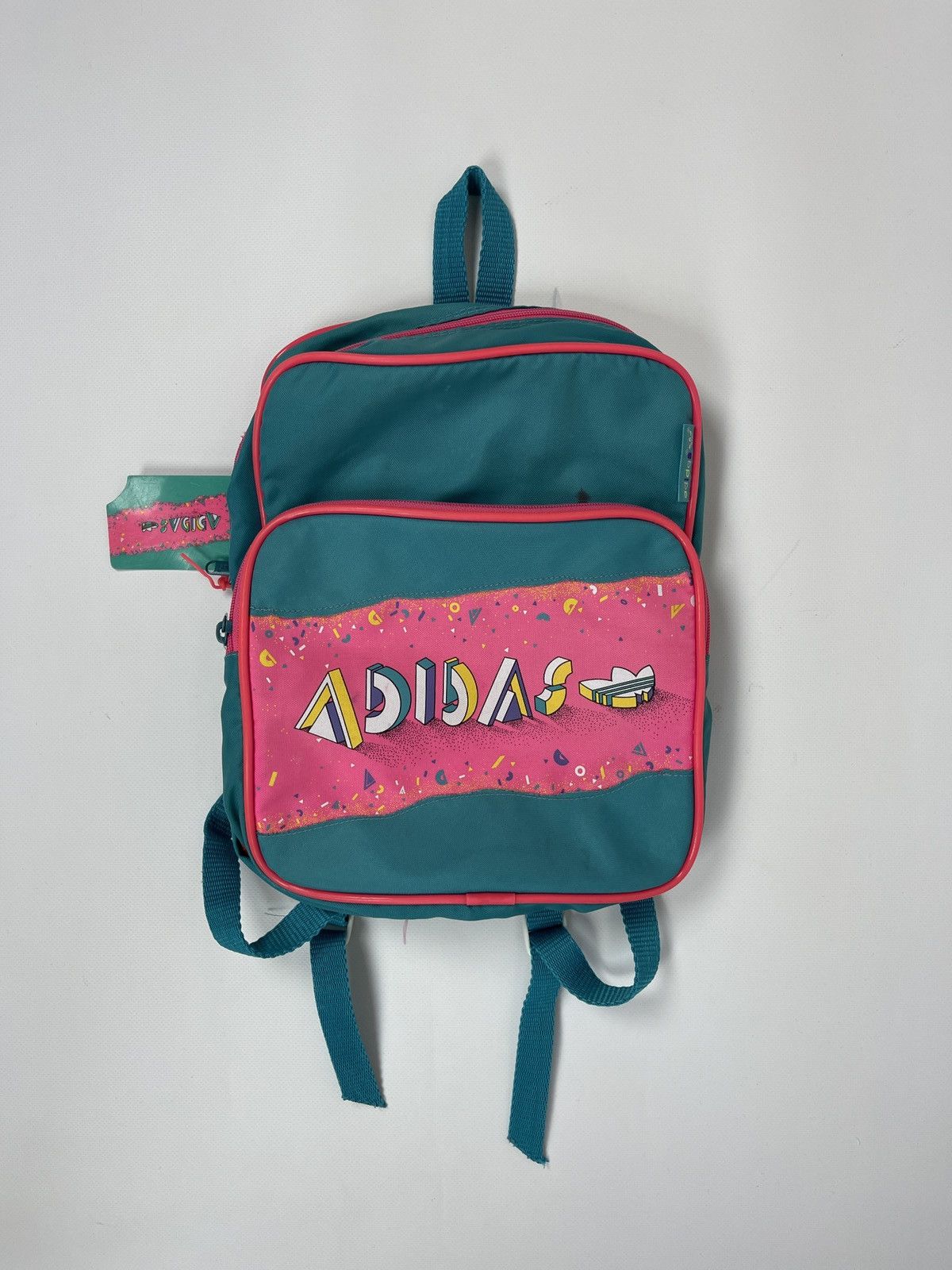 Adidas Adidas West Germany blue mini backpack big logo | Grailed