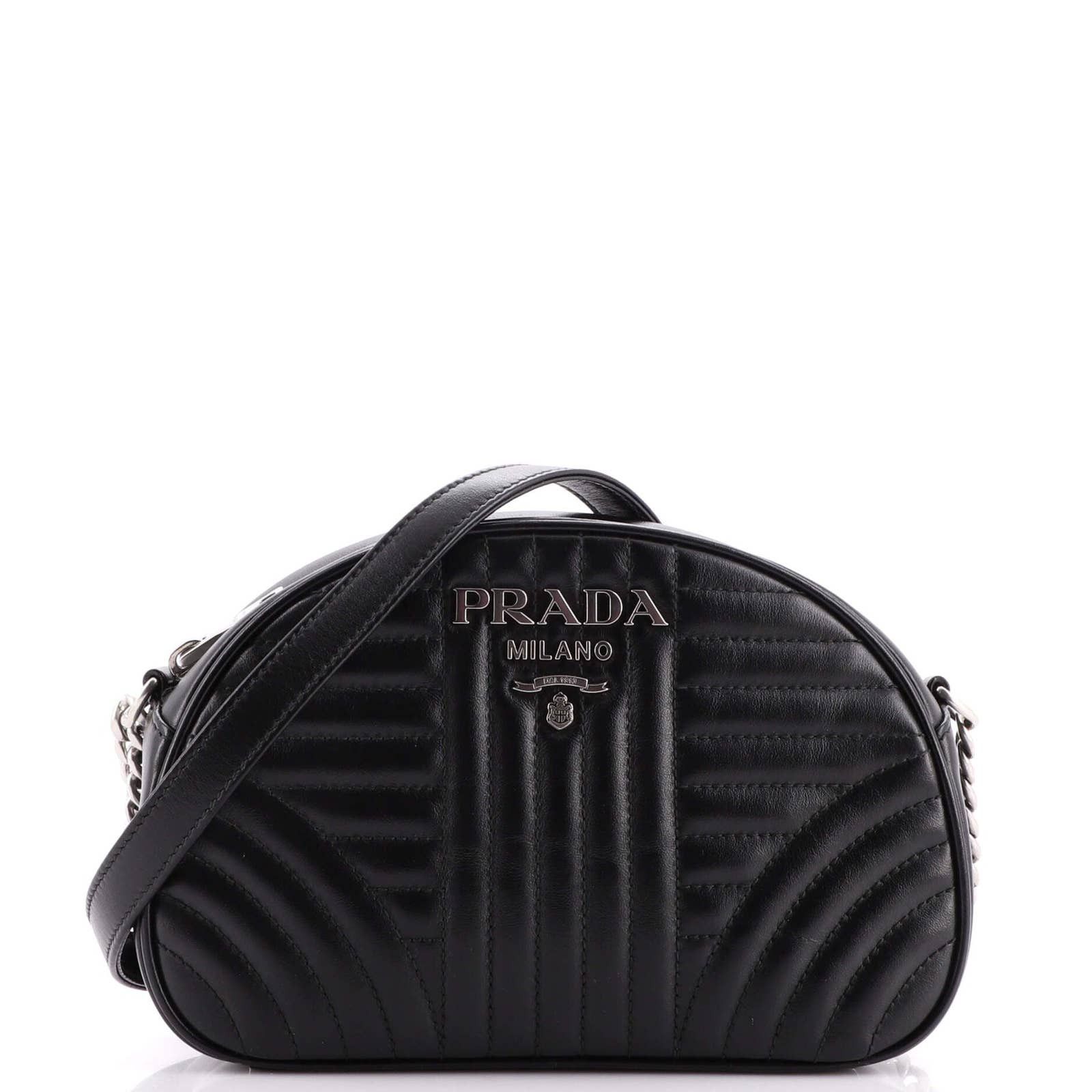 Prada Dome Crossbody Bag Diagramme Quilted Leather Small | Grailed