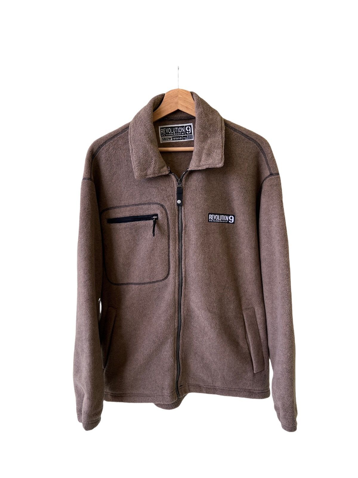 Number (N)ine 🔥NUMBER 9 REVOLUTION SNOW ISLAND FLEECE JACKET | Grailed