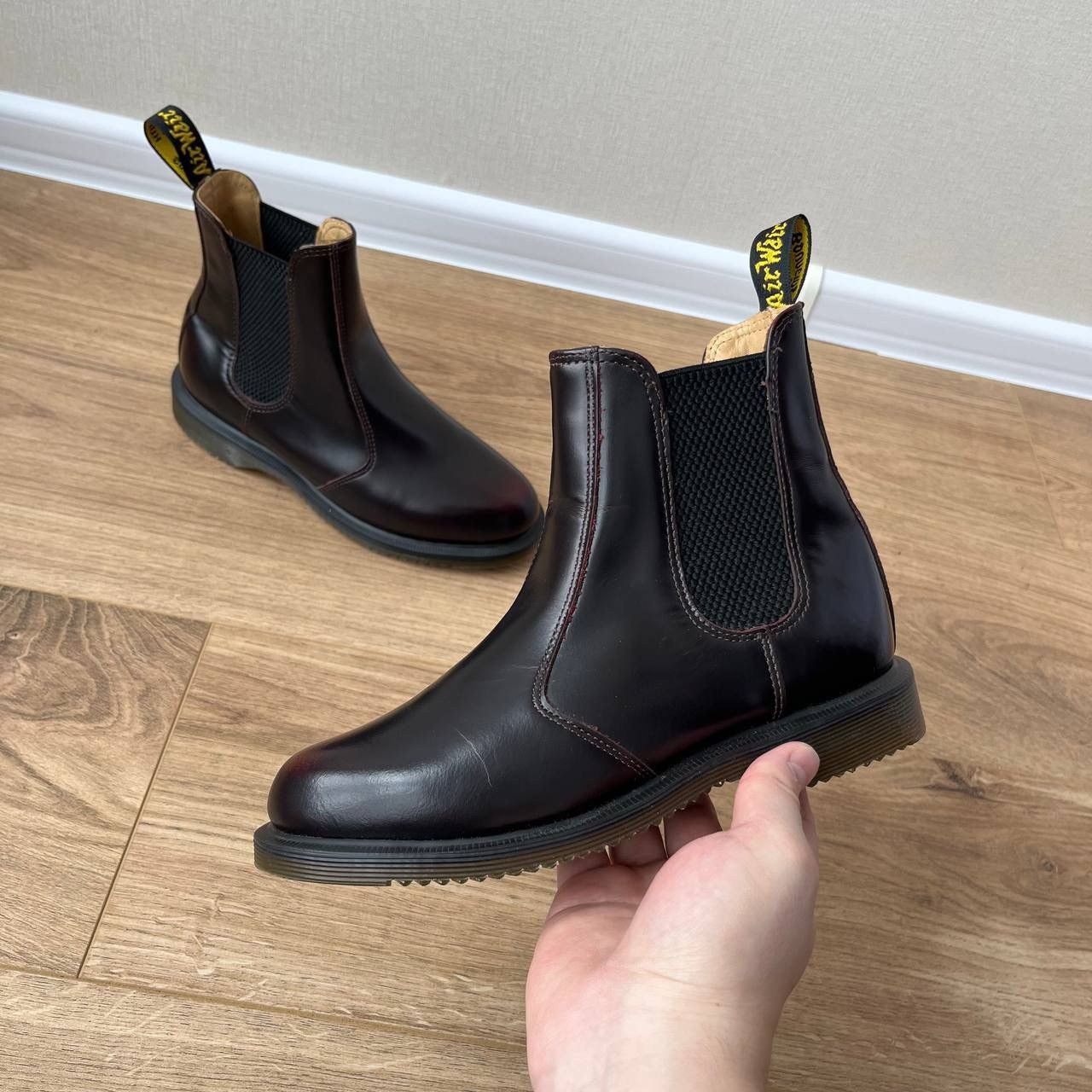 Dr. Martens Dr. Martens Flora Arcadia Leather Chelsea Boots | Grailed