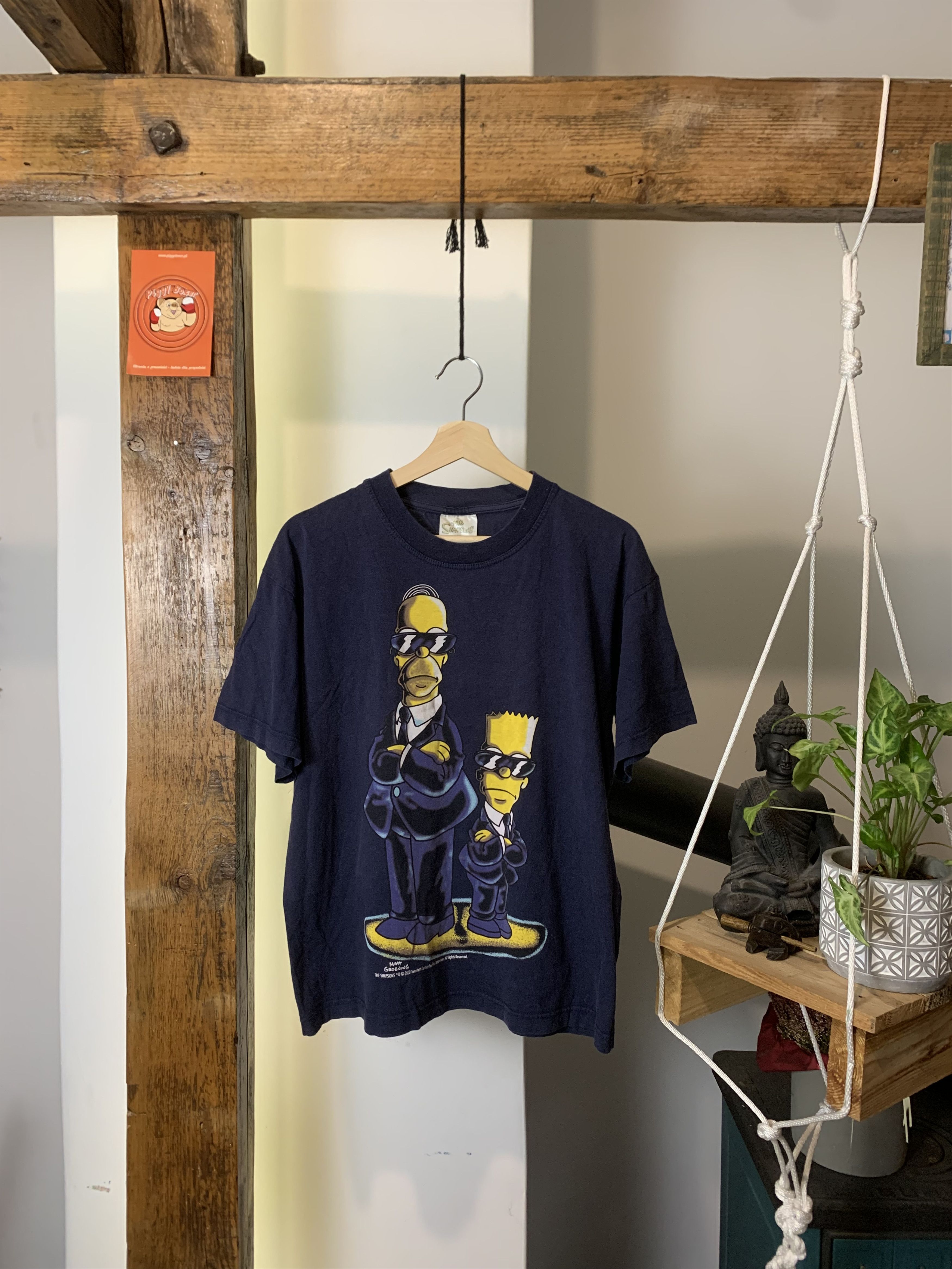 Vintage 2000 The Simpsons Bart And Homer Black Suits Men in Black | Grailed