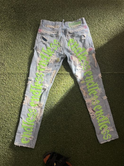 Vlone Endless Denim | Grailed