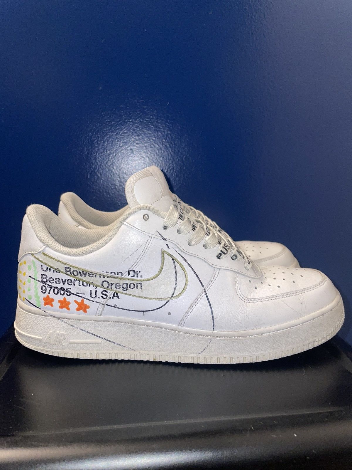 Nike × Off-White Nike Air Force 1 Off White “On Campus” 2017 | Grailed