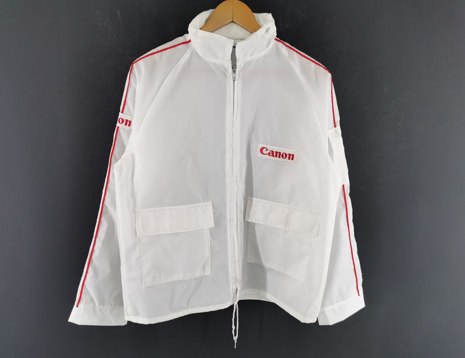 Vintage Vintage Canon Logo Windbreaker Jacket Made In USA Size M | Grailed