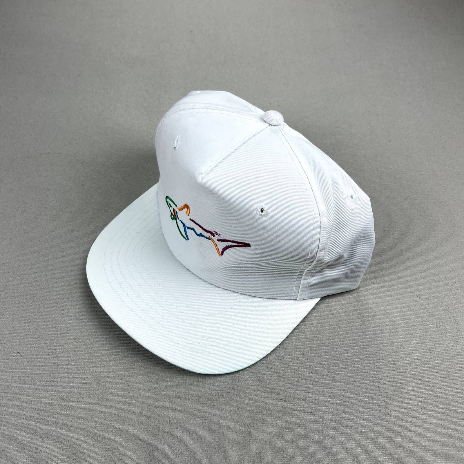 Greg Norman × Vintage Vintage Greg Norman Hat Cap Strapback White Shark ...