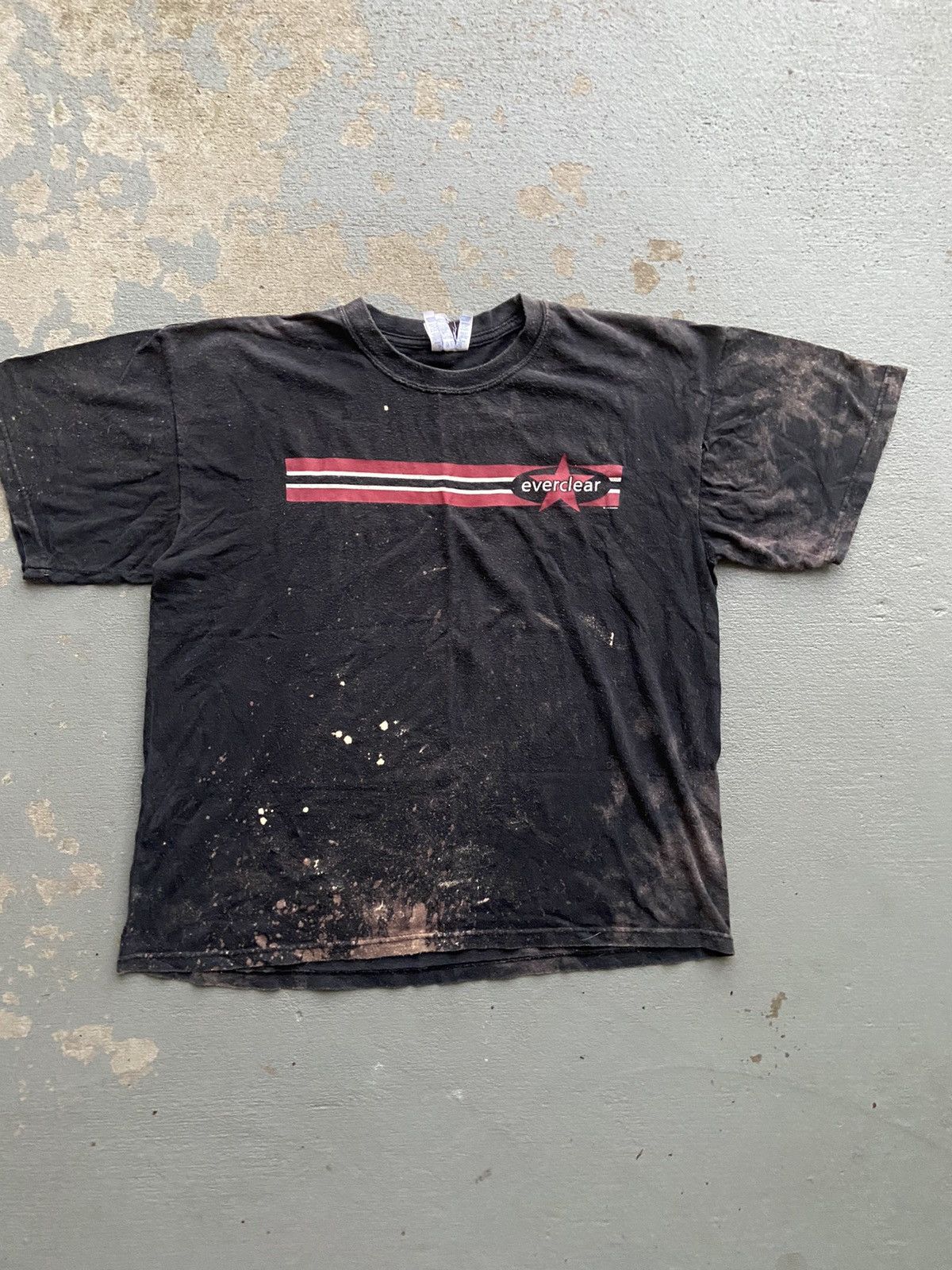 Vintage Vintage 90’s Everclear Rock Punk Distressed Band Tee Shirt ...