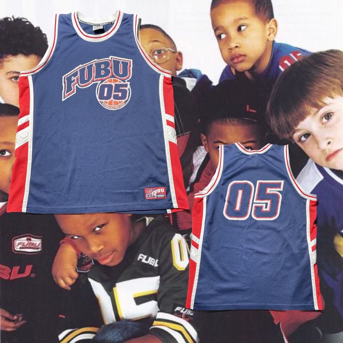Fubu Vtg Fubu Basketball Jersey Adult XL | Grailed