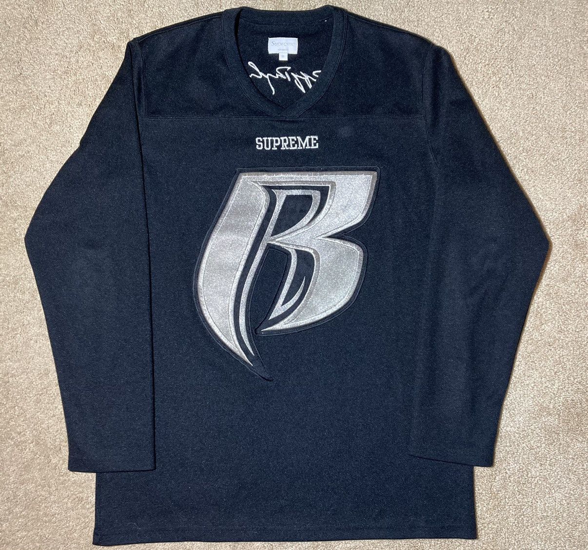 Supreme FW14 Supreme DMX Ruff Ryders Hockey Jersey 2014 Medium Rap ...
