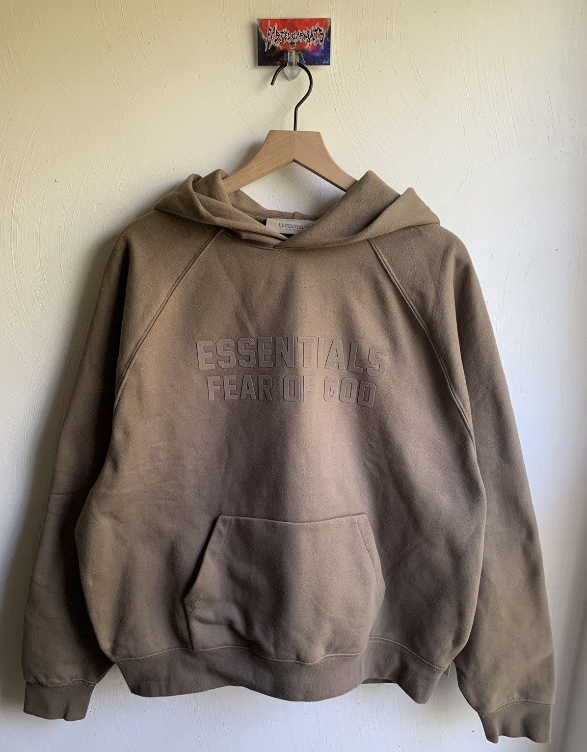 Essentials × FOG × Fear of God Fear Of God Essentials Hoodie Wood | Grailed