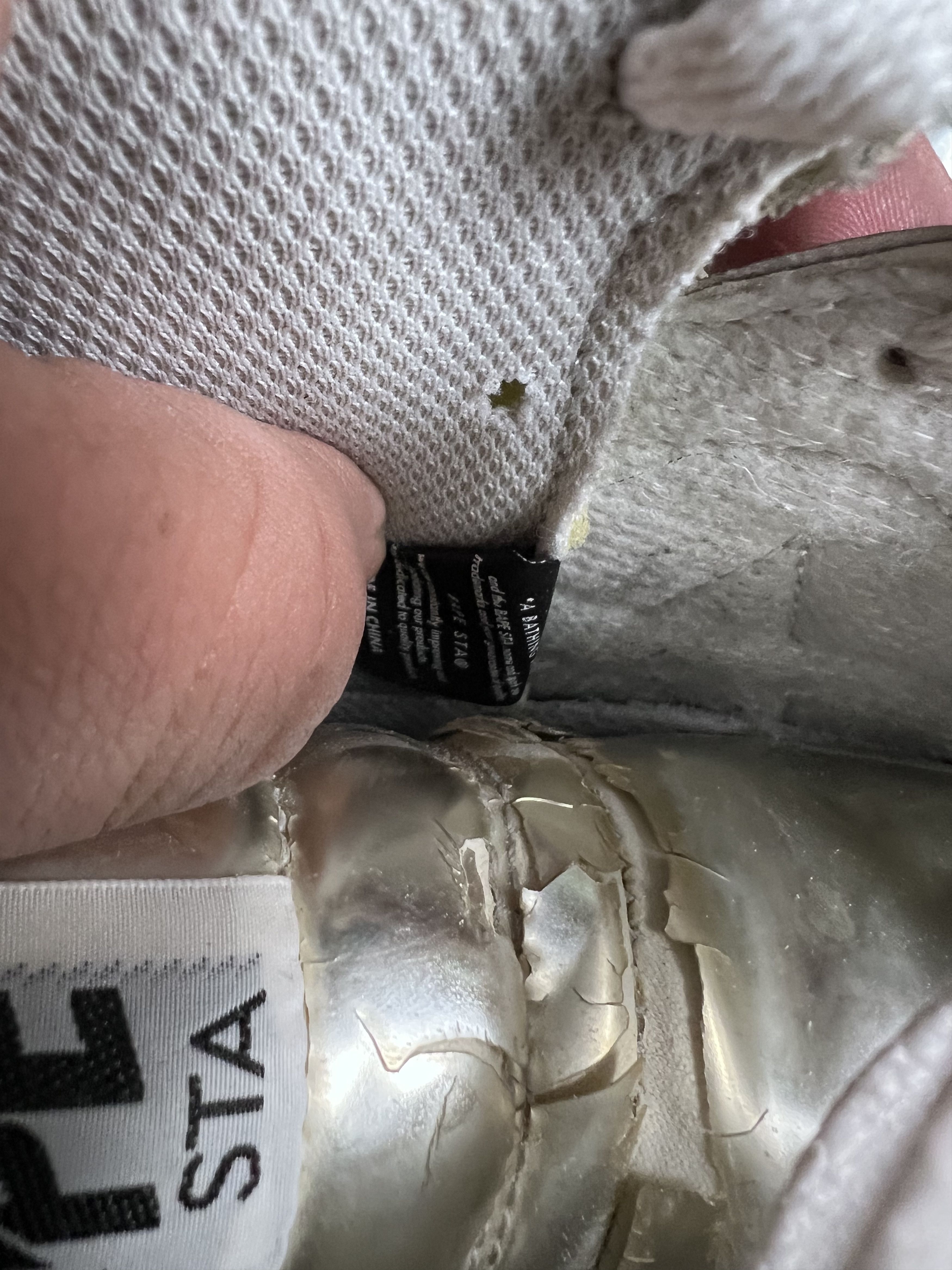 Bape Bapesta High - Mettalic / Silver Foil | Grailed