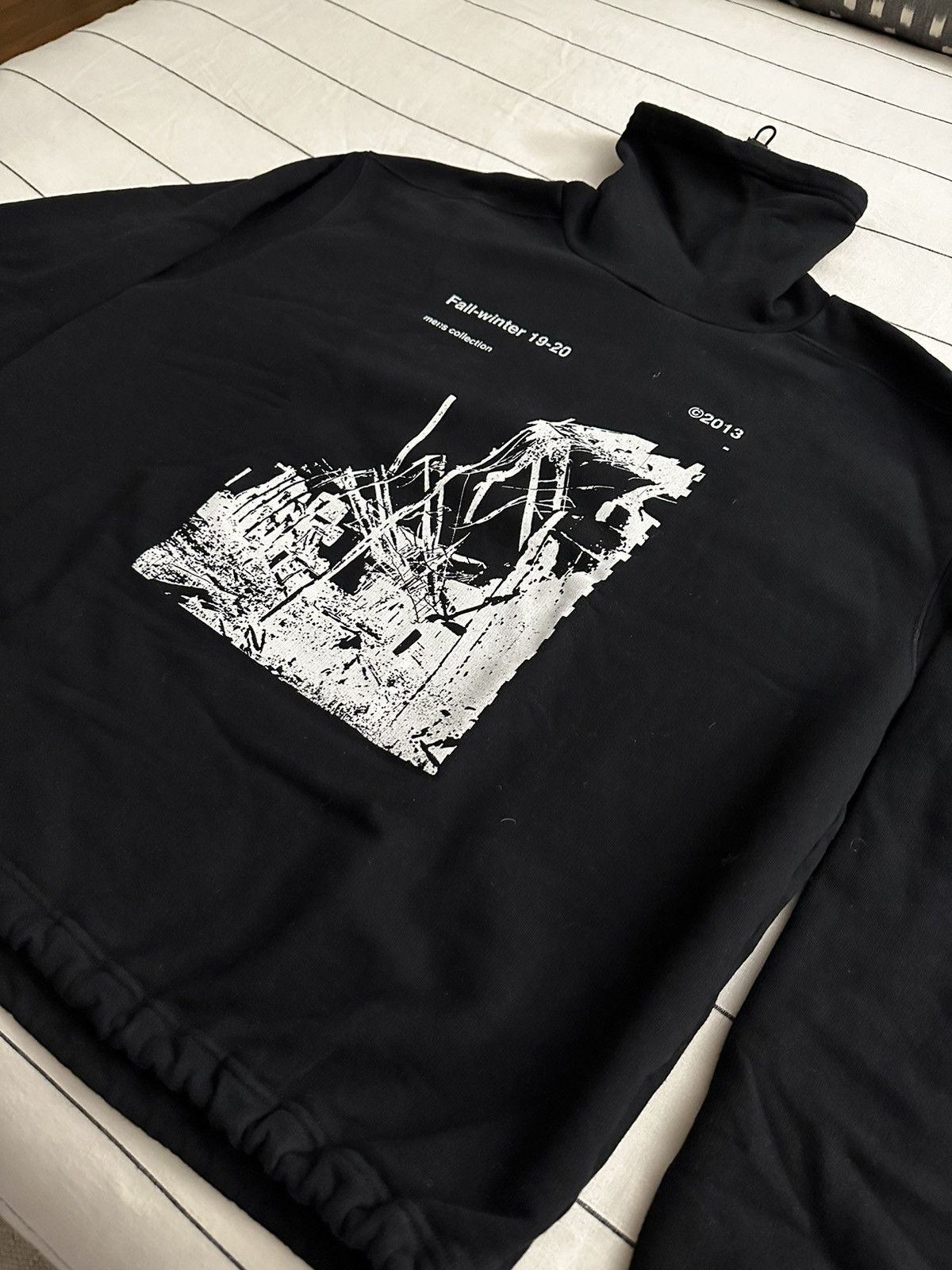 Off-White Off White Ruined Factory Funnel Neck Sweatshirt | Grailed