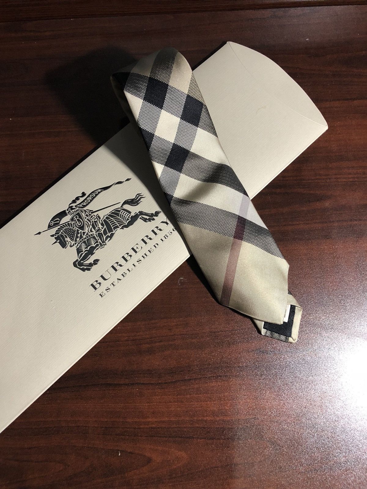 Burberry Print Tie Ties Pocketsquares