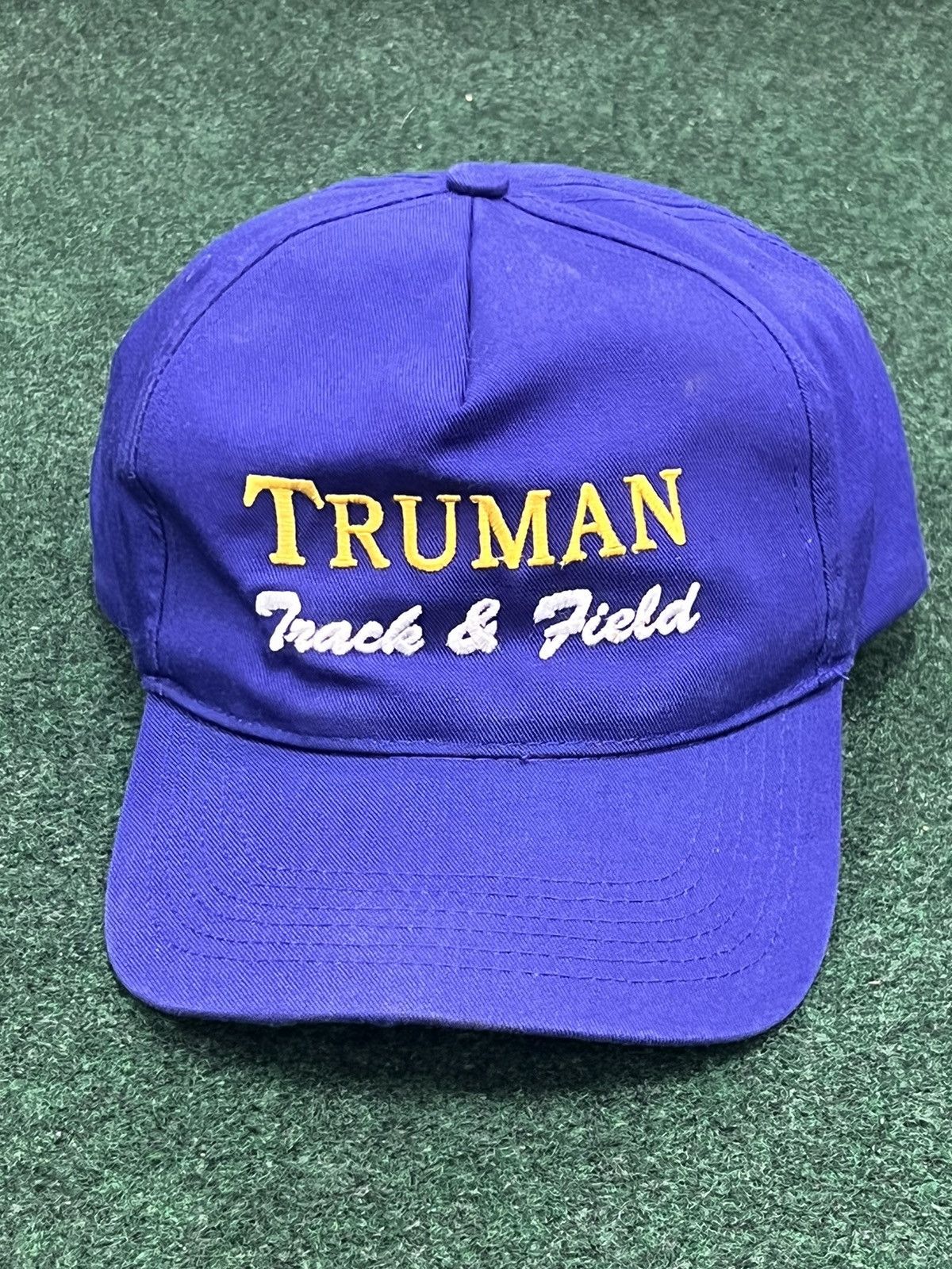 Vintage 80s Truman Track & Field Snapback Hat | Grailed