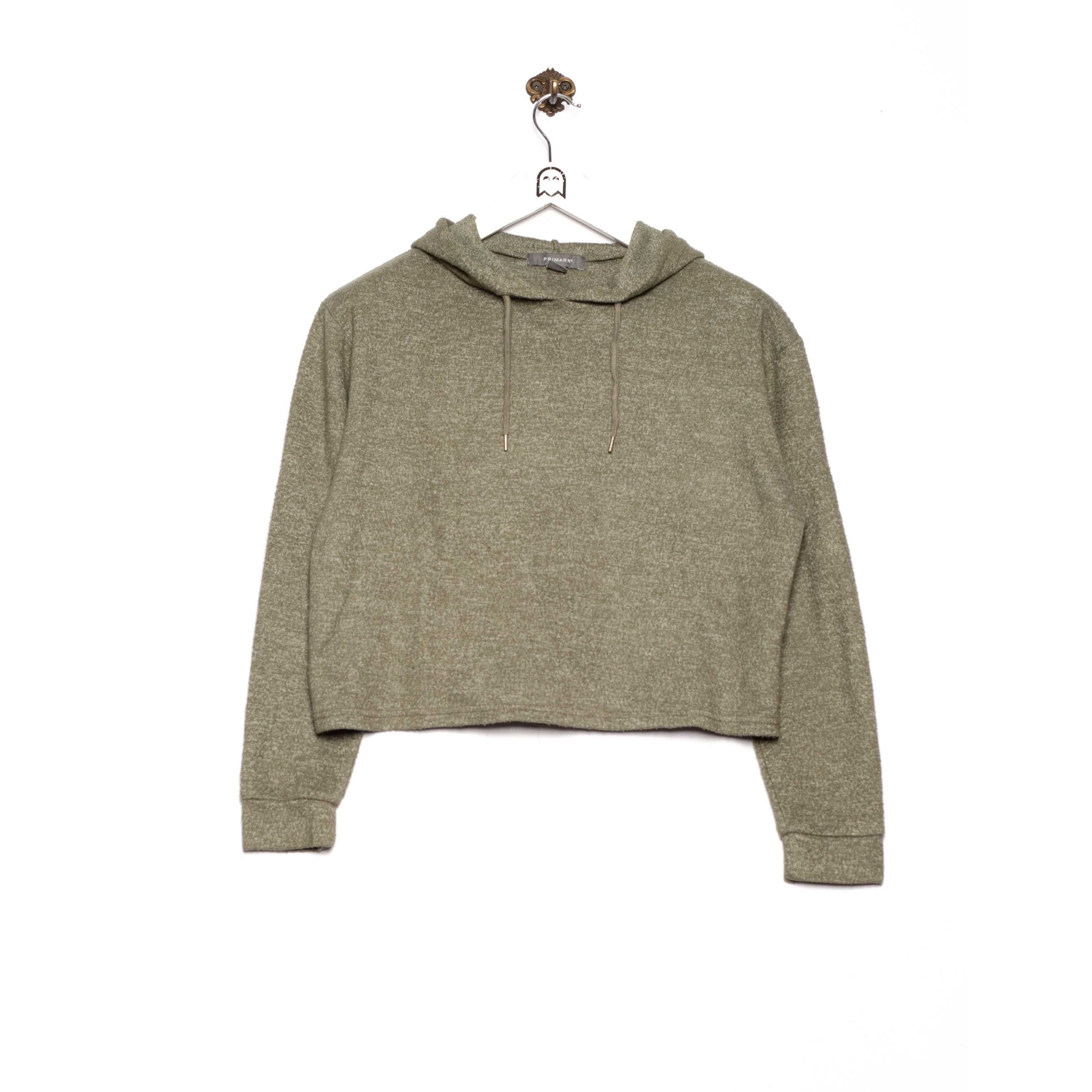 Vintage Primark Hoodie Plain Look Green | Grailed