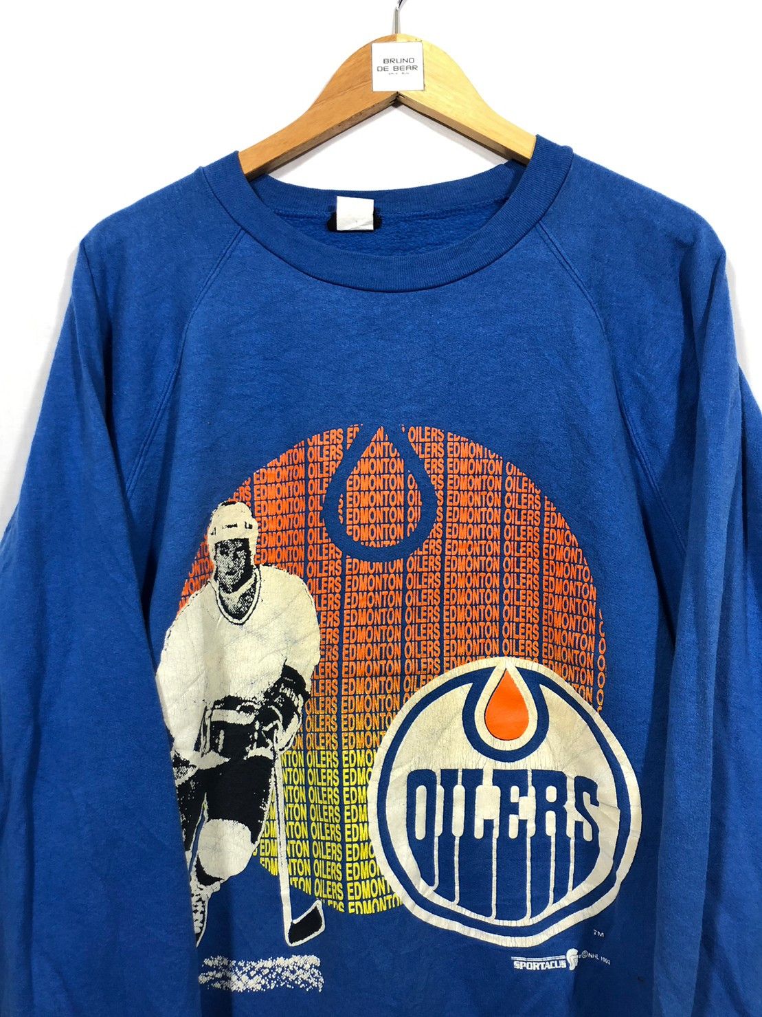 NHL × Vintage Vintage 1992's Edmonton Oilers sweater NHL Hockey | Grailed