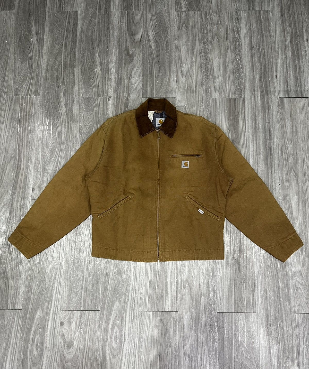 Carhartt Wip Carhartt Duck Blanket Lined Detroit Jacket (Made in USA ...