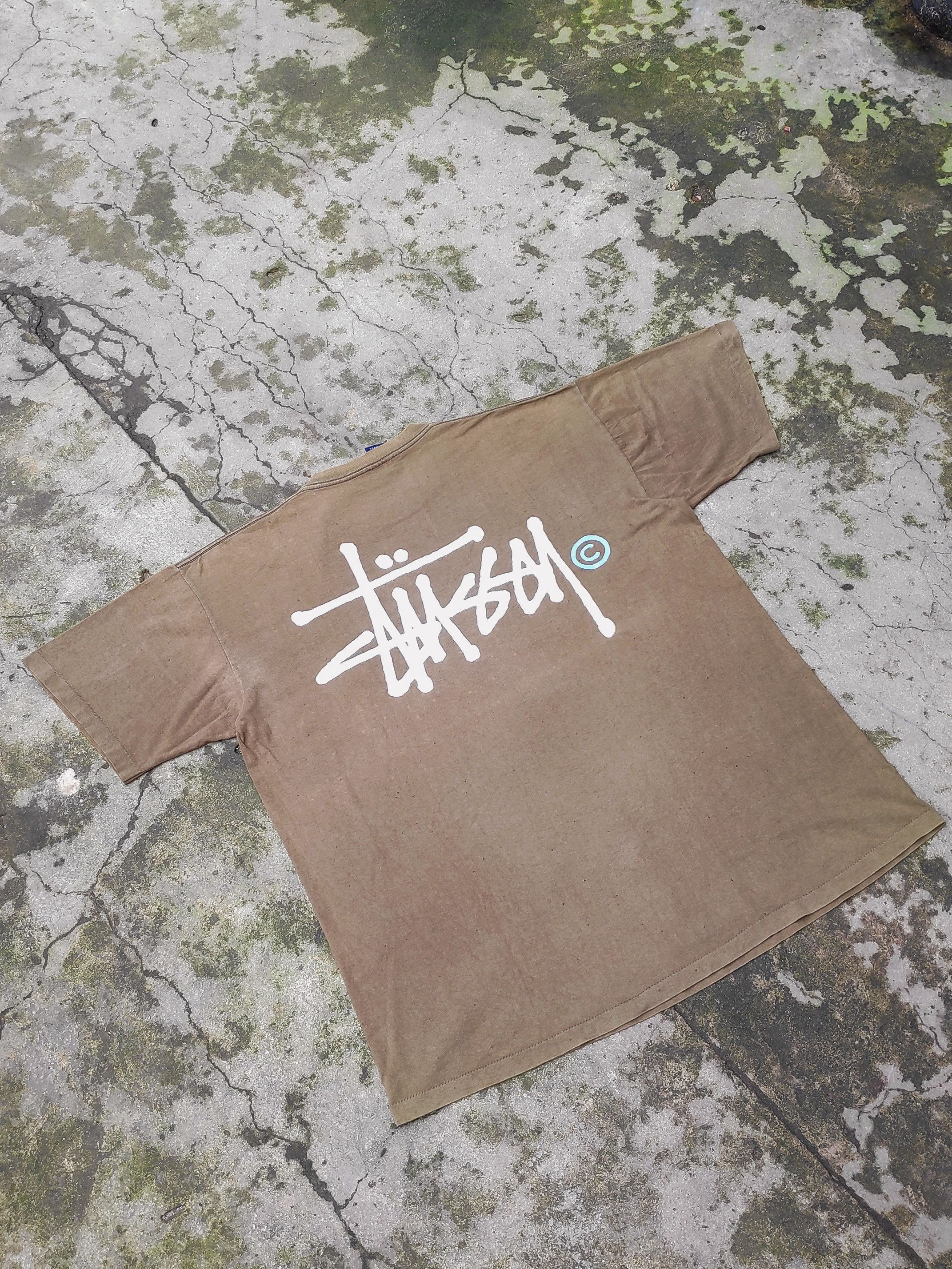 Streetwear × Stussy × Vintage 1990s Stussy Signature / Big Logo Vintage Tee | Grailed
